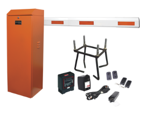 barra de acceso vehicular - kit Barrera Vehicular Derecha XB ANARANJAD